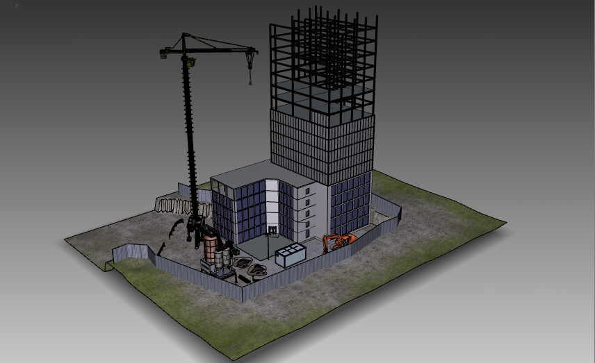 3d construction model