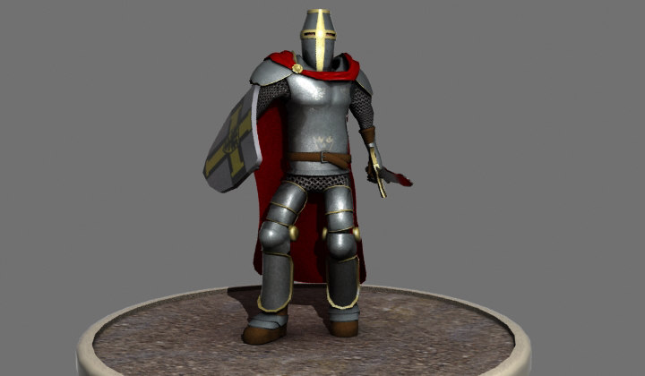knight 3d model