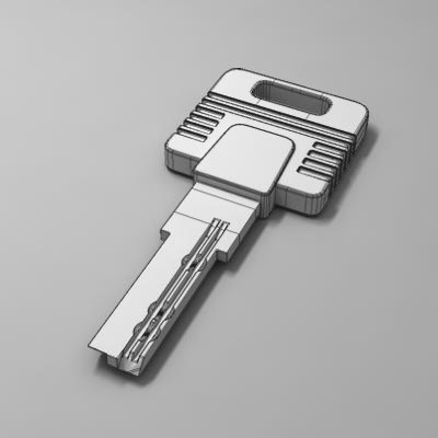 3d model key