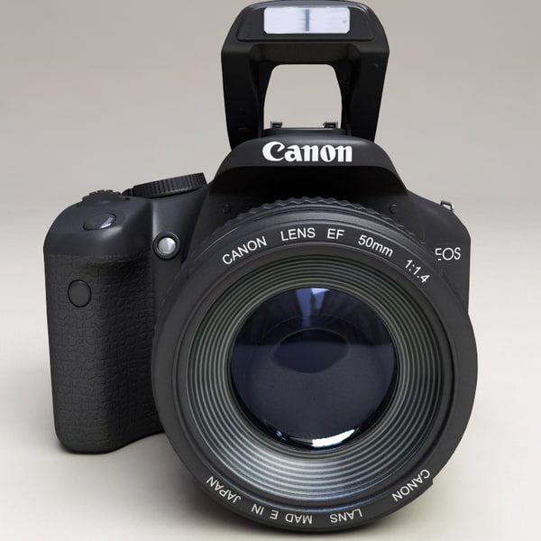 3ds max canon eos450d modelled