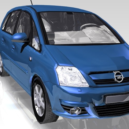 car opel meriva 3d max