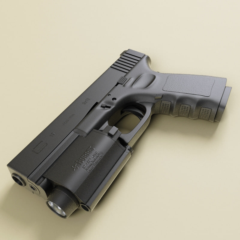 3d model pistols v2