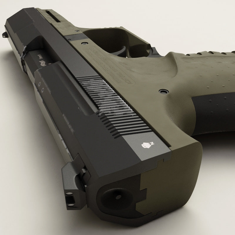 3d model pistols v2