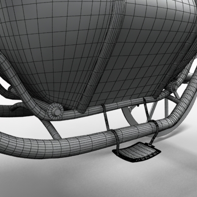 3d circus carriage model