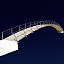 pedestrian bow bridge 3d max