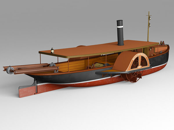 3ds max paddle steamboat