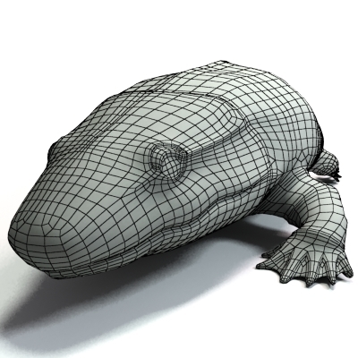 3ds max ichthyostega prehistoric fish