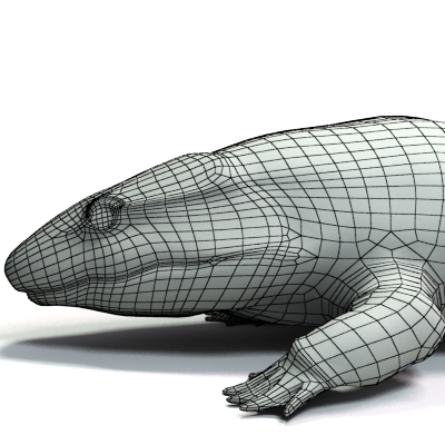 3ds max ichthyostega prehistoric fish