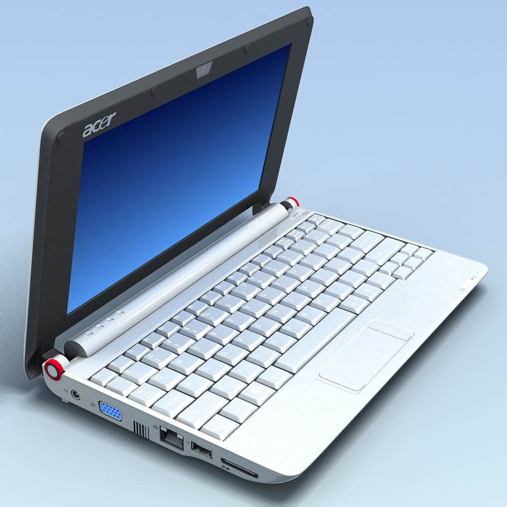 Notebook.ACER Aspire One AOA150.MF3D模型 - TurboSquid 537809