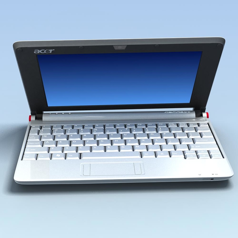 3d model notebook acer aspire aoa150