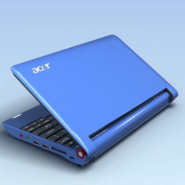 3d model notebook acer aspire aoa150