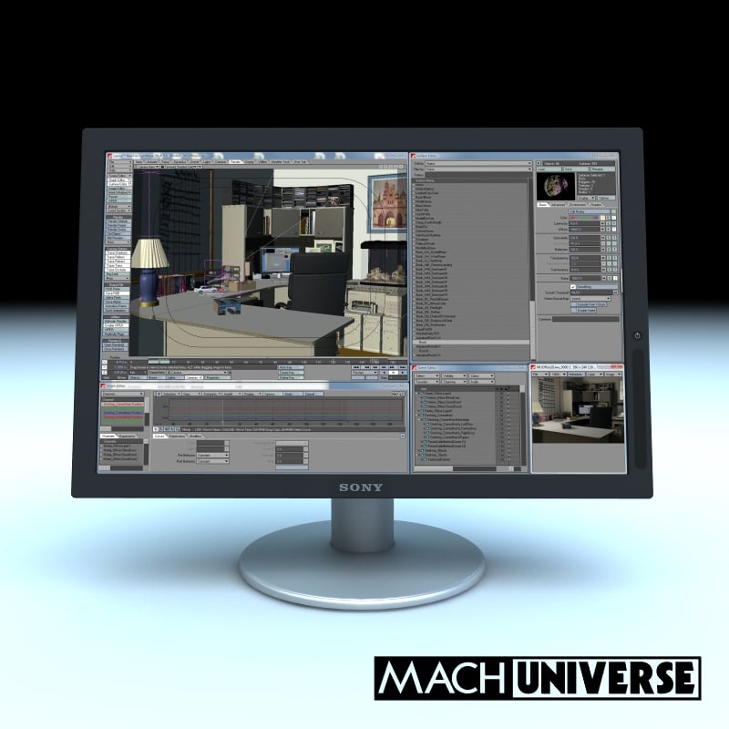 sony sdm-p234 b 23 3d lw