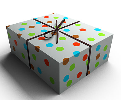 3d model gift wrap