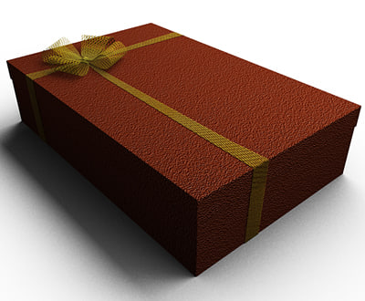 3d model gift wrap