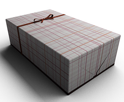 3d model gift wrap