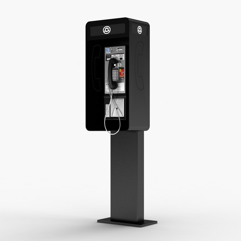 public phone 3d model