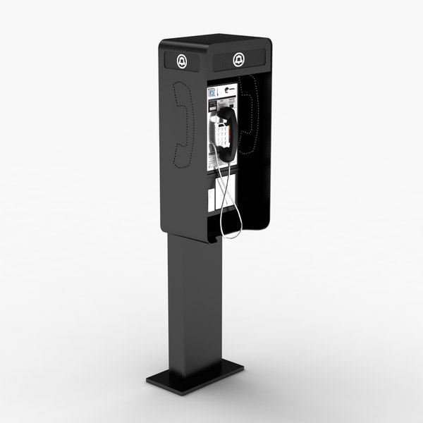 public phone 3d model