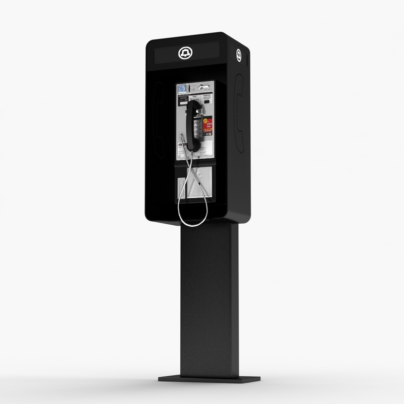 public phone 3d model