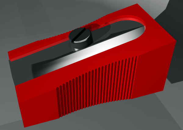3d model pencil sharpener