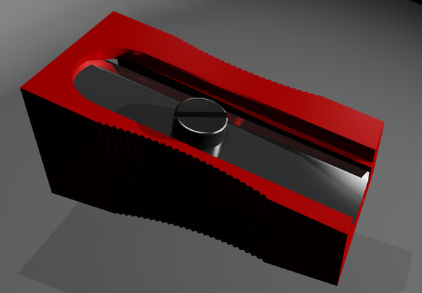 3d model pencil sharpener