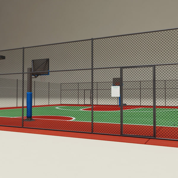 maya basketball modelled