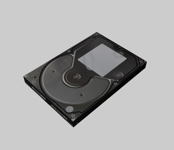 free hard drive 3d model