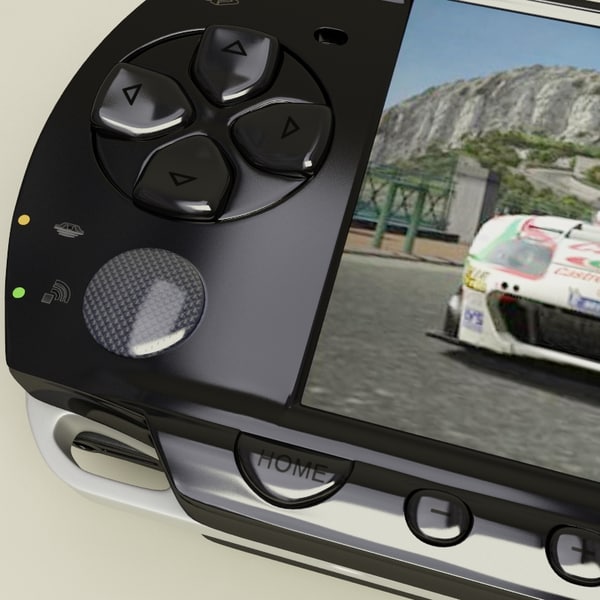 sony psp 3d model