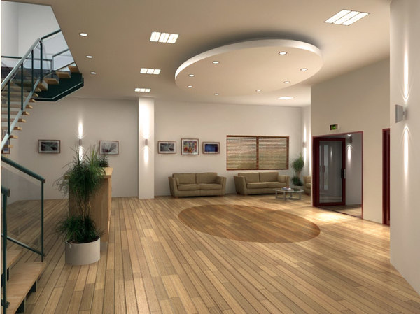 complete reception scene 3d model