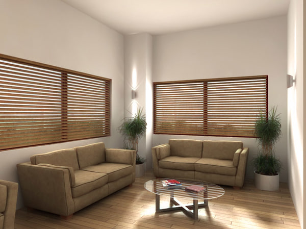 complete reception scene 3d model