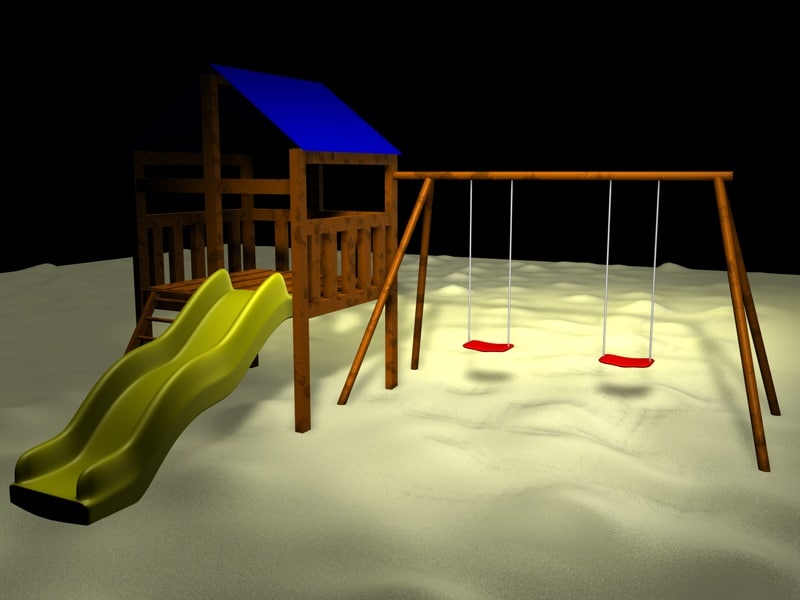 free swing set 3d model