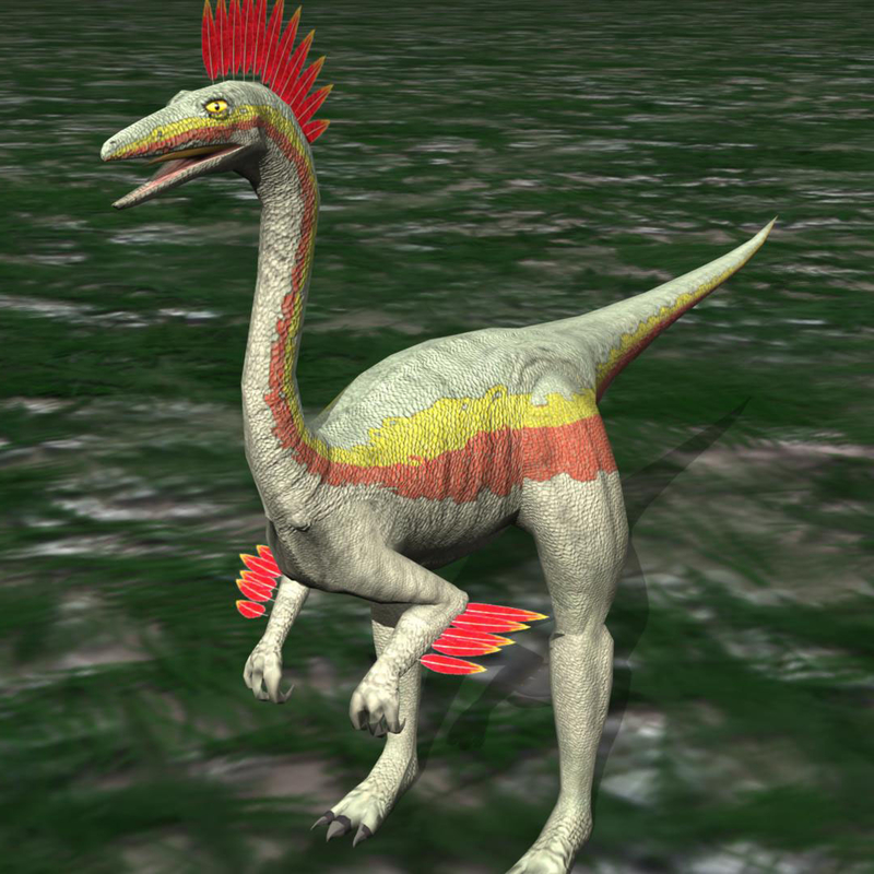 3d ornithomimus
