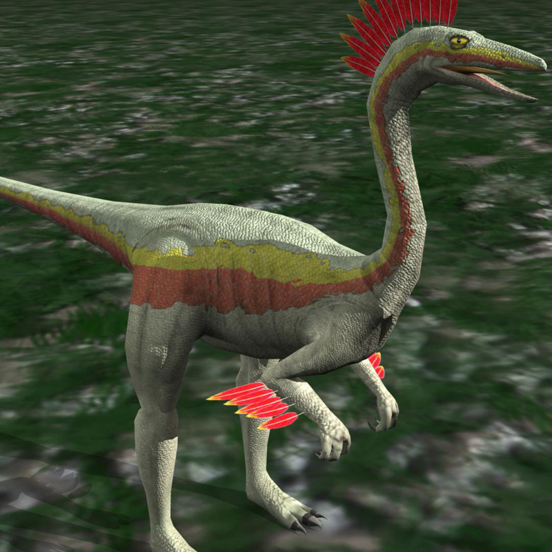 3d ornithomimus