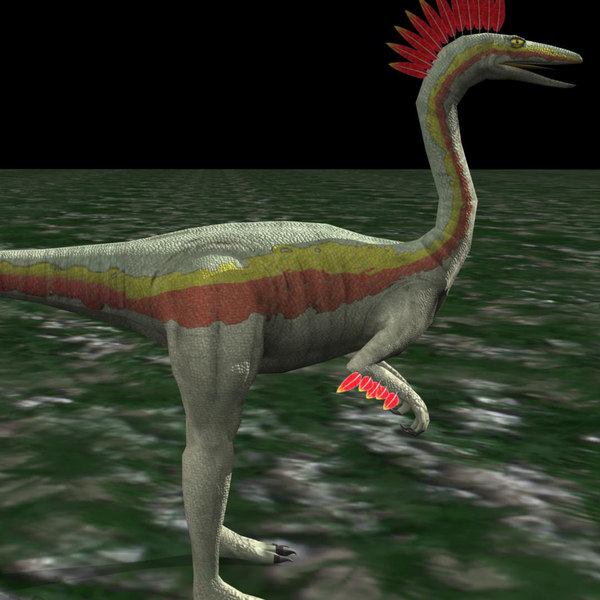 3d ornithomimus