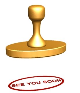 rubber stamps animation 3d max