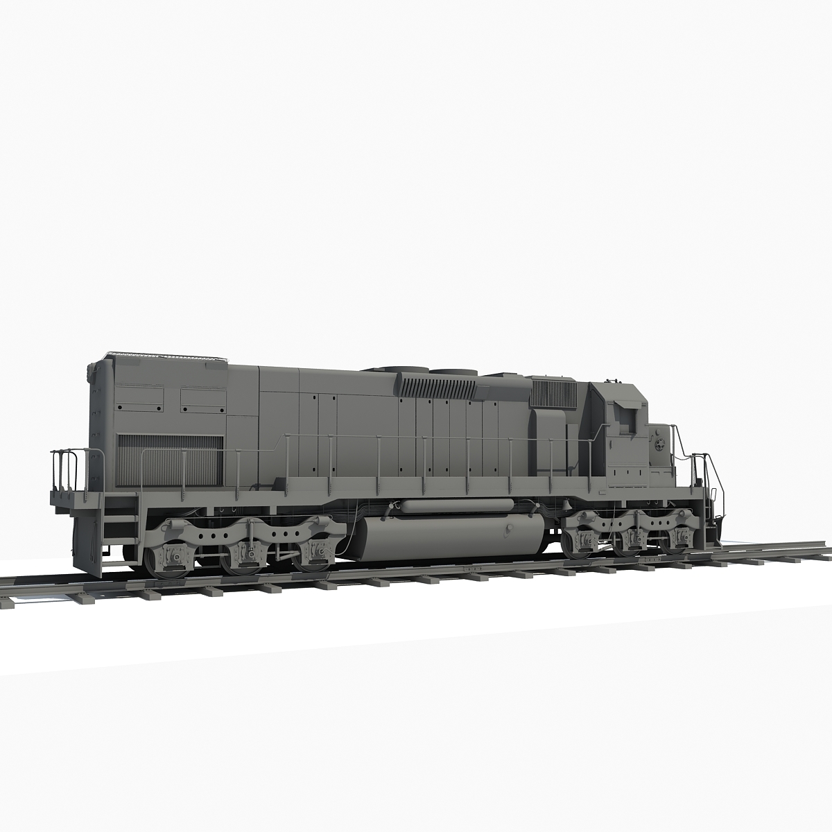 train railway 3d model