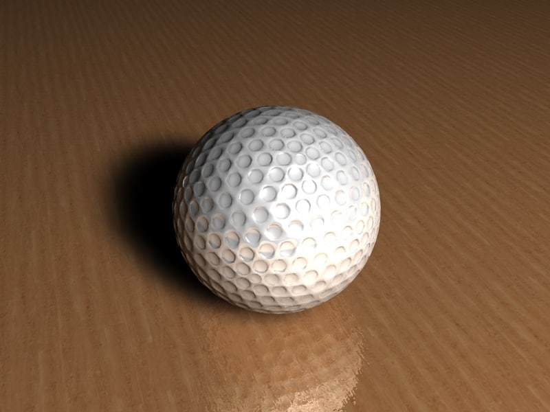 3d model of golf ball stand