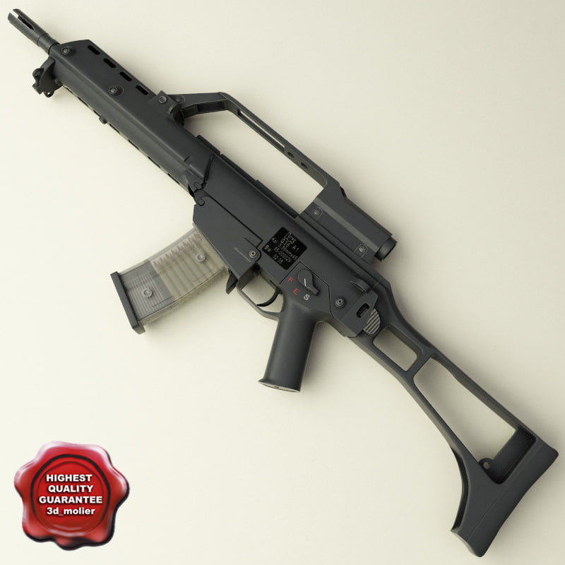 3d realistic g36ke model