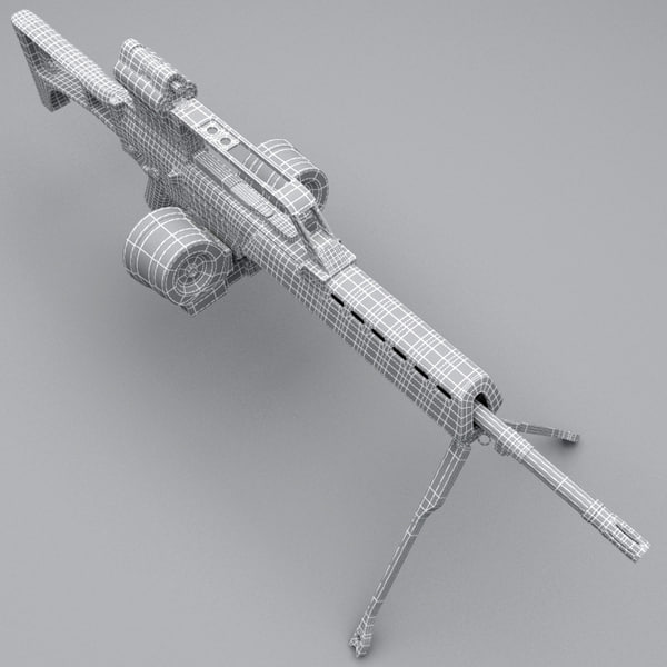 3d model realistic mg36