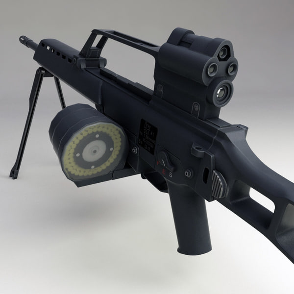 modèle 3D de MG36 - TurboSquid 492910