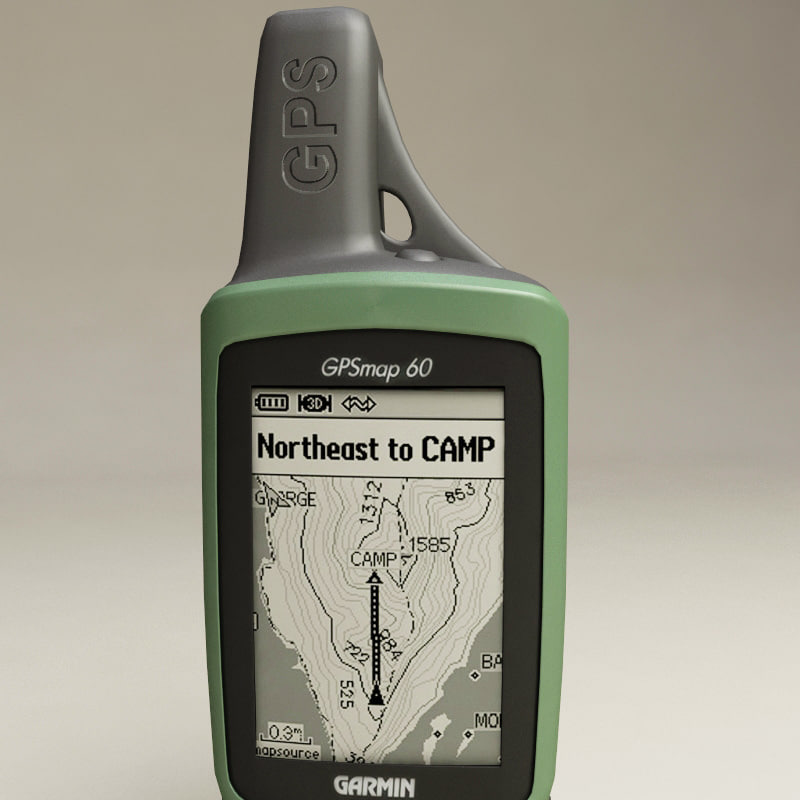 3dsmax garmin gps 60