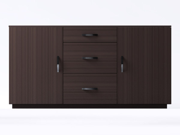3d triple drawer unit