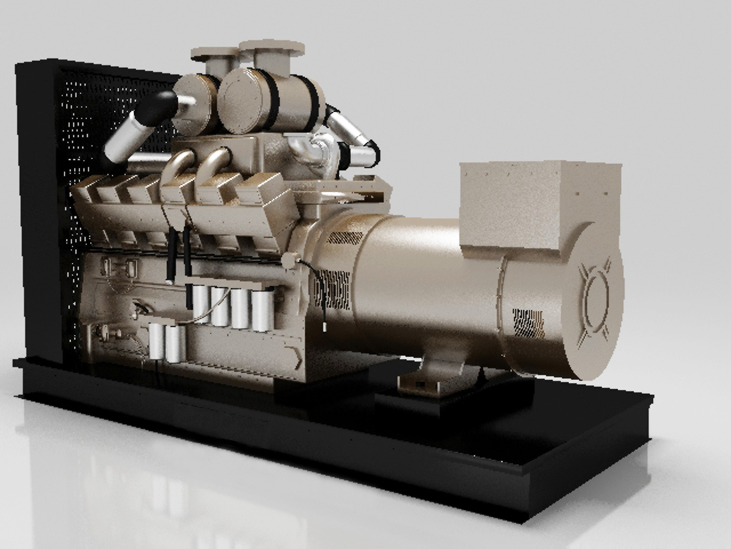 3d diesel generator model