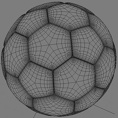 3d model football ball