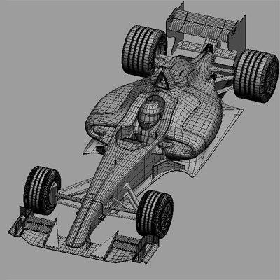 3d f1 race
