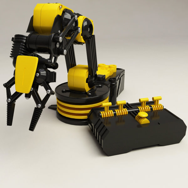 3ds max edge robotic arm kit