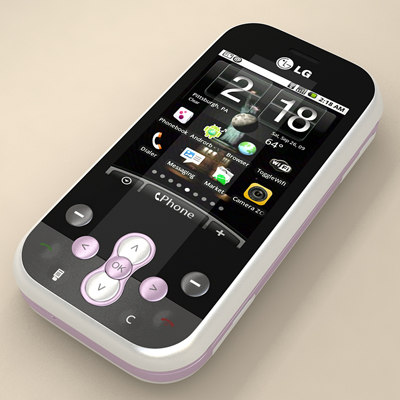 lg ks360 phone 3d max