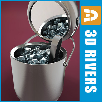 3d ice bucket model