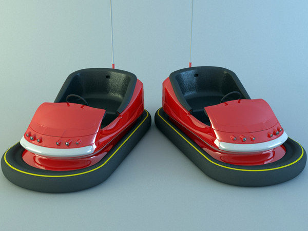 bumper cars v2 3d model