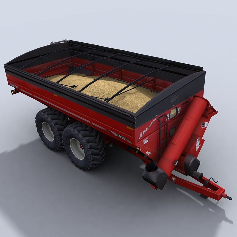 grain cart 1 3d model