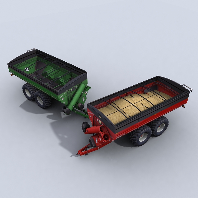 grain cart 1 3d model